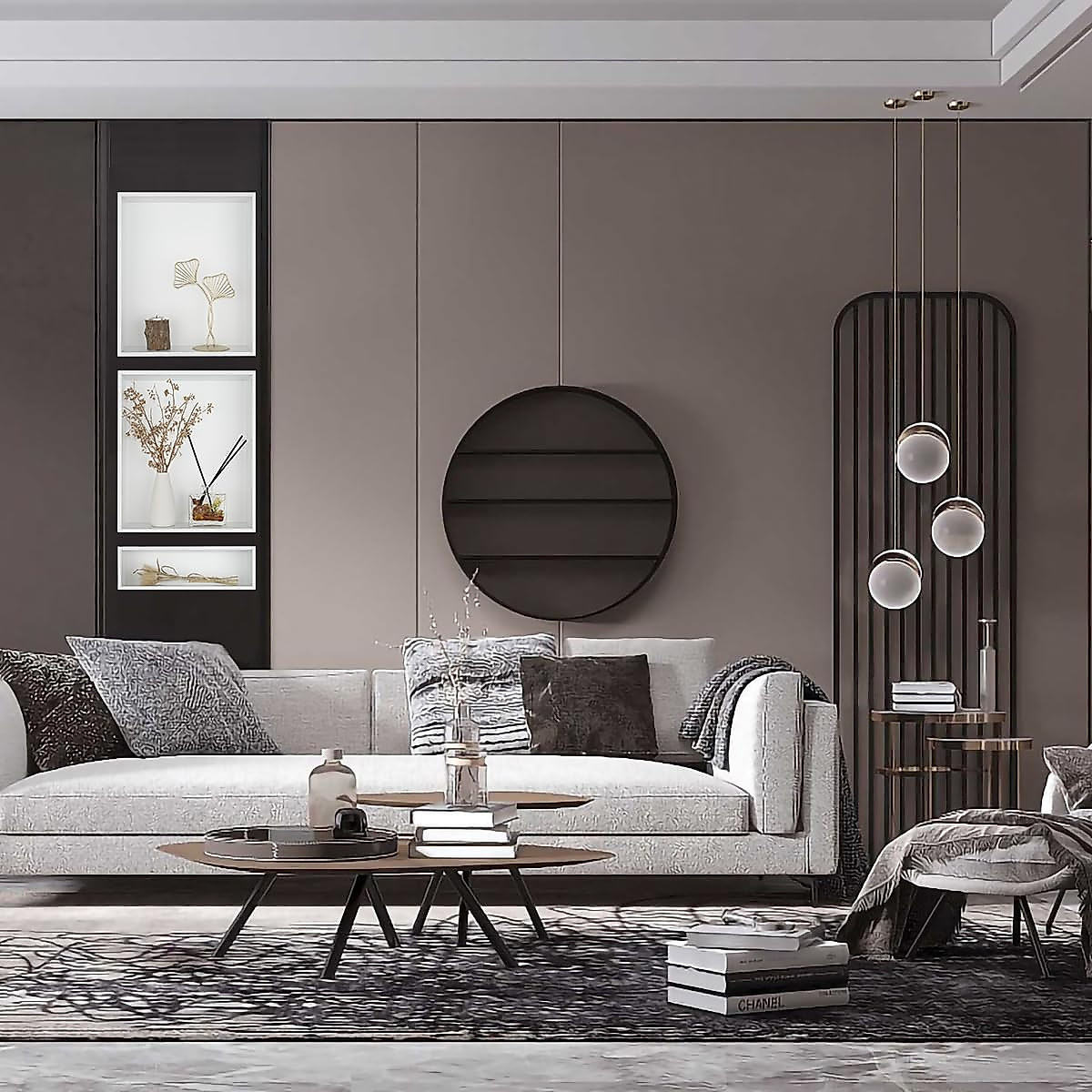 JQK Shower Niche No Tile Need, 18"×14" Matte White Bathroom Insert Shelf, 304 Stainless Steel Recessed Shower Caddy Organizer Storage, SNL1814-WH