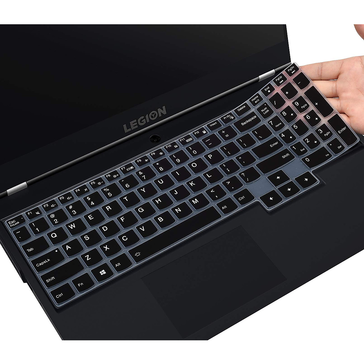 Keyboard Cover for Lenovo Legion Pro 7 7i 16" / Legion 5 5i Pro/Legion 5 5i 5p 5pi 7i 15.6" 17.3" Gaming Laptop/Legion Slim 7 7i 15.6 / IdeaPad 3 3i 15.6 Gaming, LOQ 15.6" 16" Protector -Black