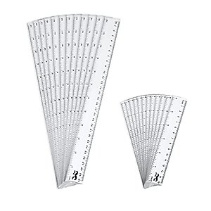 Mr. Pen- Ruler, 24 Pc Rulers (12",6"), Ruler 12 inch, Clear Ruler, 6 inch Ruler, Plastic Ruler, Drafting Tools, Rulers for Kids, Measuring Tools, Ruler Set, Ruler inches and Centimeters, Transparent