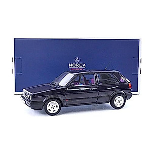 Norev 1991 Golf GTI Fire and Ice Dark Purple Metallic 1/18 Diecast Model Car 188558