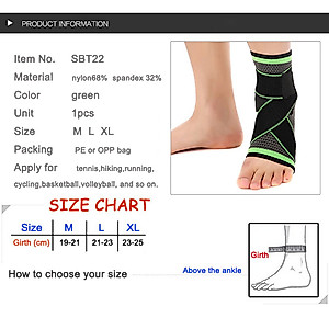 HipStone 3D Weaving Elastic Nylon Strap Ankle Support Brace Badminton Basketball Football Taekwondo Fitness Heel Protector Gym Equipment