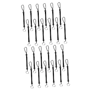 DOITOOL 24 pcs Lanyard for Phone for Cell Phone Fishing Lanyard Cellphone Lanyard Fishing Gear Tool Retractable Fishing Ropes Safety Boating Rope Security Gear Tools Key Rings Keychains