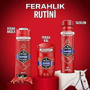 Old Spice Deodarant Spray Captain 6 Pack