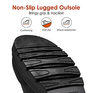 DREAM PAIRS Women's Stylish Snow Boots,Sdsb2202w, Black,Size 10