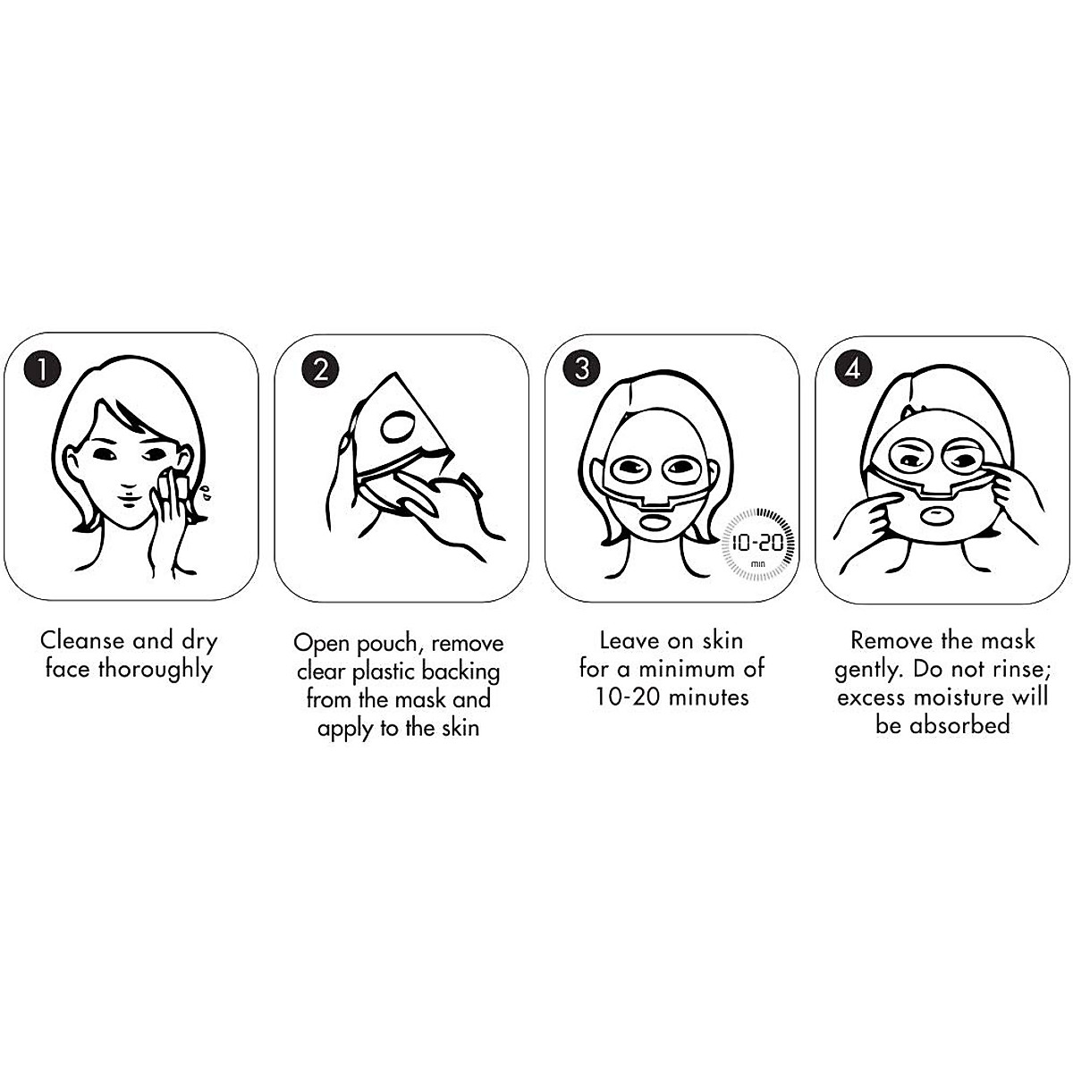 Clinical Resolution CRL Peptide Aqua Gel Mask 5 Pack, Instant Hydration, Soothing, Cooling, Healing, Post-Treatment, Post Microneedling, Reduce Redness and Stinging Feeling