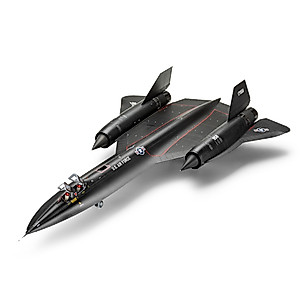 Revell Level 5 Model Kit Lockheed SR-71A Blackbird Stealth Aircraft The World's Fastest Stealth Jet 1/48 Scale Model