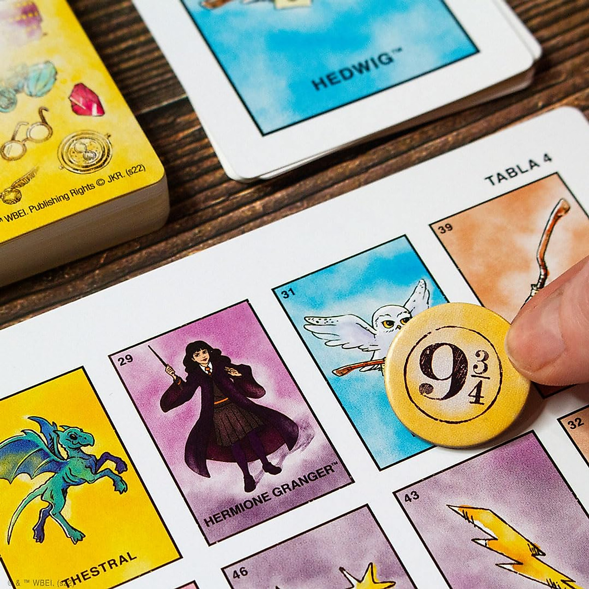 Harry Potter Loteria Game - Bingo Style with Custom Artwork Inspired by Mexican Culture