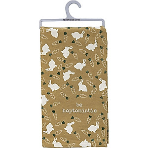 Primitives by Kathy Be Hoptomistic Kitchen Towel, 20" x 26"