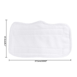 RY-CAN 5Pcs Steam Mop Soft Microfiber Cloth Covers for Shark S3101 Head Replacement Pad