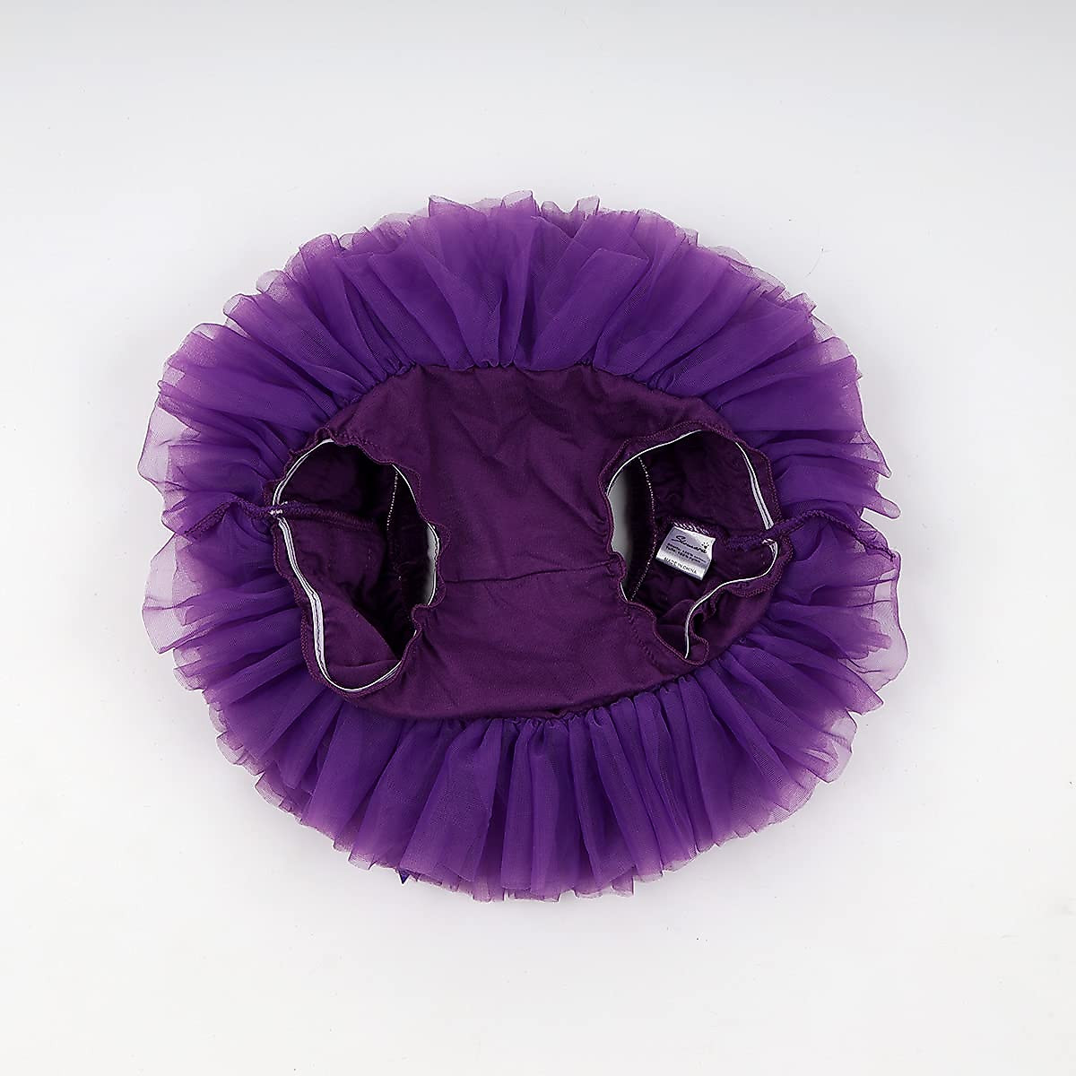 HOOLCHEAN Baby Infant Girls Fluffy Soft Tutu Skirt (Skort) and Headband Suit (Purple, 6-12 Months)