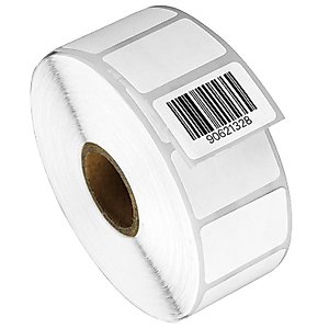 1.25" x 0.85" Direct Thermal Label - Compatible with Rollo Label Printer & Zebra Desktop Printers – 1” Core, Permanent Adhesive Perforated Postage QR Barcode Shipping Sticker - 20 Rolls, 1500/Roll