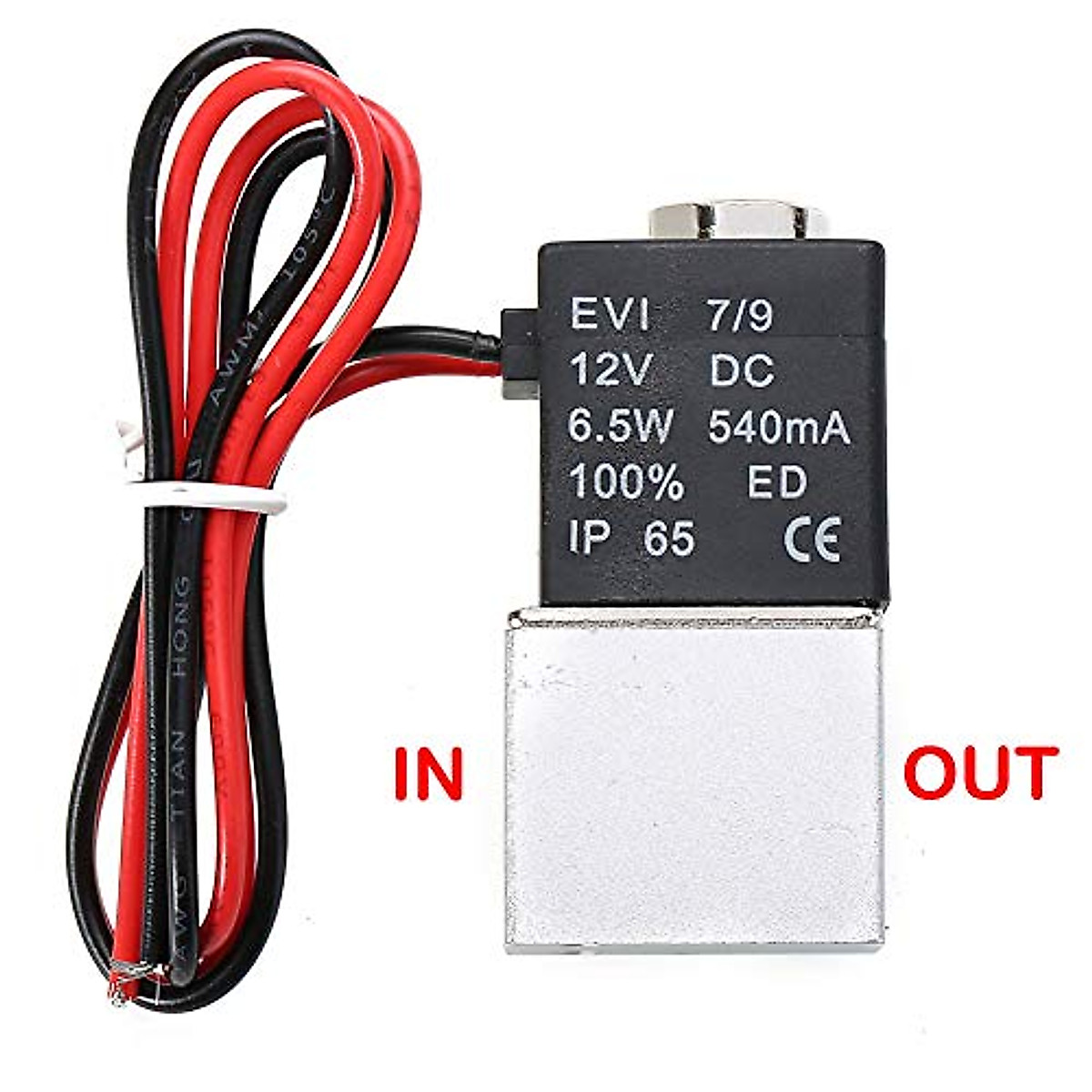 Beduan 2 Way Normally Closed AC 110V Electric Solenoid Air Valve 1/4" NPT