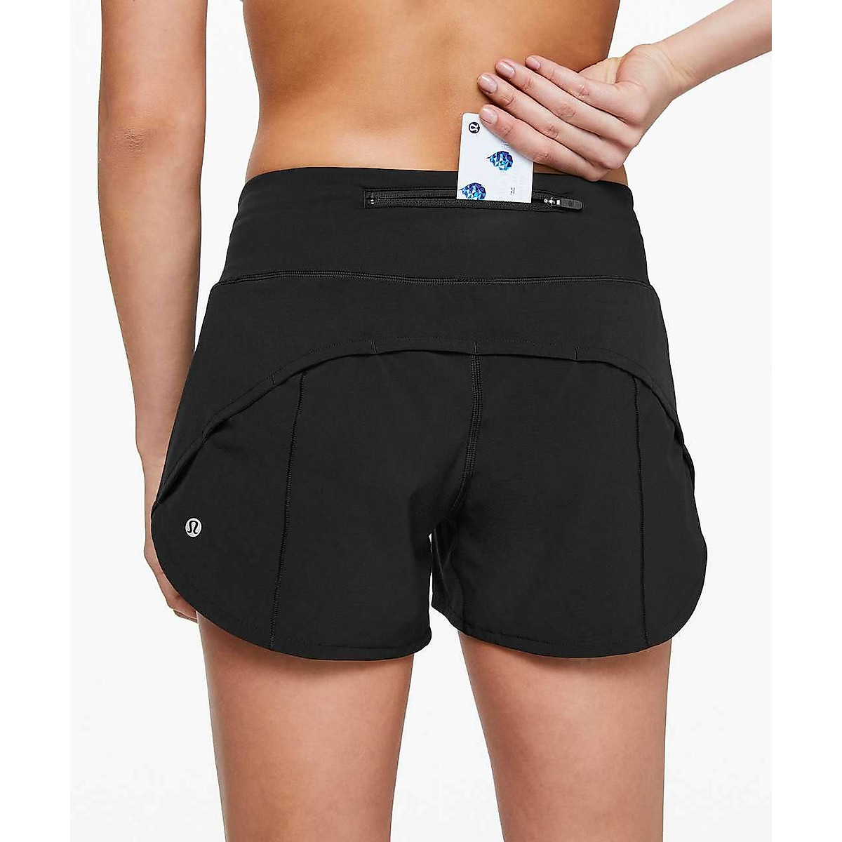 Lululemon Athletica LULULEMON Speed Up Short (4'' Inseam, 2, Black)