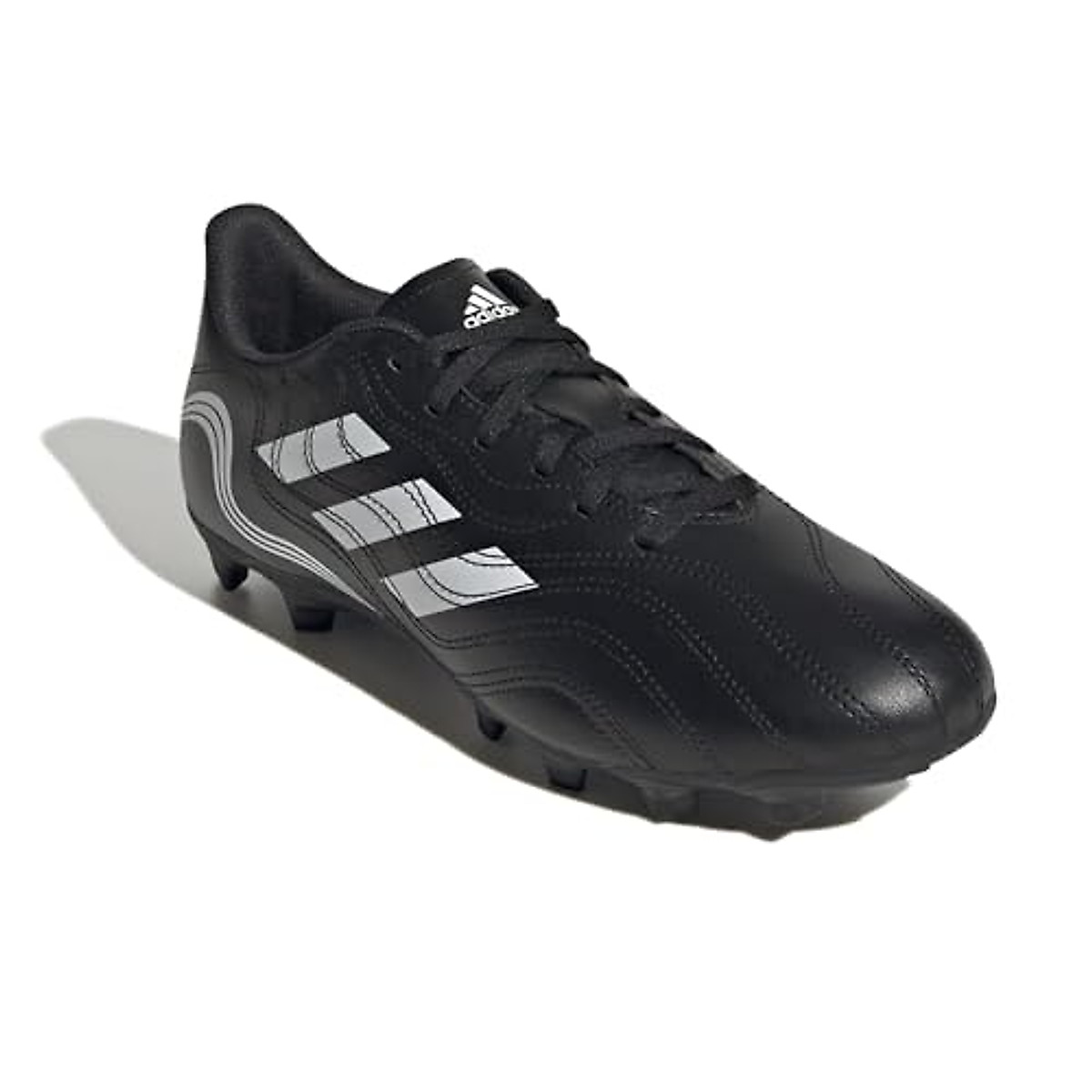adidas Unisex Copa Sense.4 Flexible Ground Soccer Shoe, Core Black/White/Vivid Red, 5 US Men