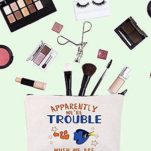 FOTAP Nemo Dory Movie Cosmetic Bag Cartoon Character Lover Gift Nemo Dory Fish Fans Gift Animal Ocean Gift (Nemo Dory)