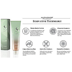 Alfaparf Milano Semi Di Lino Scalp Rebalance Hair Scrub for Dry Scalp - Gently Exfoliates - For Excessive Oiliness and Flakes - Professional Salon Quality - 5.3 Oz.