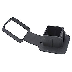 X-Haibei 2 Inch Trailer Hitch Cover Black Tube Plug Cap Fits All 2 Inch Receivers
