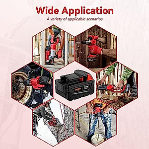 VANON 18V Battery Replacement for Milwaukee M-18 Battery 7.0Ah Lithium ion 48-11-1850 48-11-1862 48-11-1840 48-11-1828 48-11-1815.2Pack.
