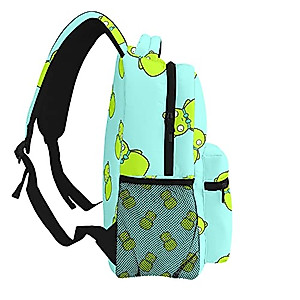 Bobs Kuchi Kopi Burgers Laptop Backpack Student Schoobag Bookbag Outdoor Casual Rucksack Daypack