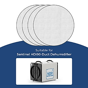 ALORAIR MERV-8 Filter for Basement Dehumidifiers Sentinel HDi90-Duct Series (4 Pack)