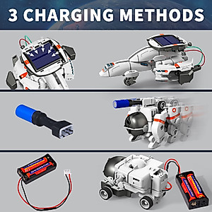 Lucky Doug STEM Projects for Kids Age 8-12, 6-in-1 STEM Solar Robot Kit Space Toys Birthday for Boys Girls Kids Teen 8 9 10 11 12 13 Years Old, Science Kits for Boys