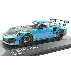Minichamps x Premium Hobbies 911 991.2 Miami Blue GT2 RS 1:43 Diecast Car 413067240