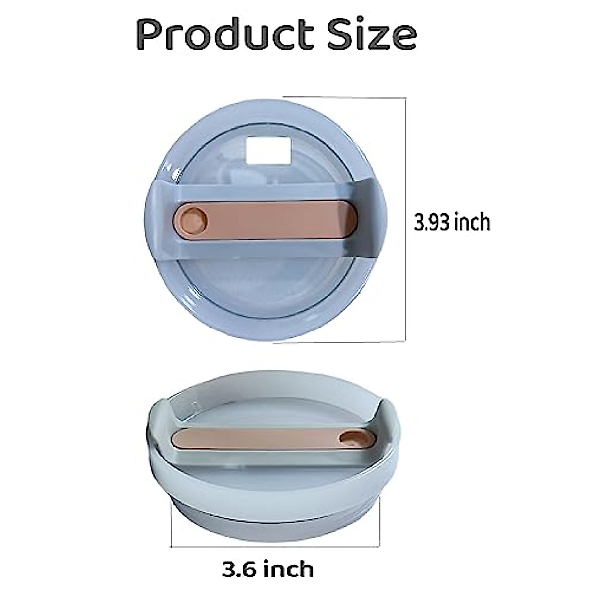 40 OZ Tumbler Lids compatible with Stanley Tumbler 40 OZ, Clear Spill Proof H 2.0 Tumbler Cover compatible with Stanley Cup (1 PCS Pink)