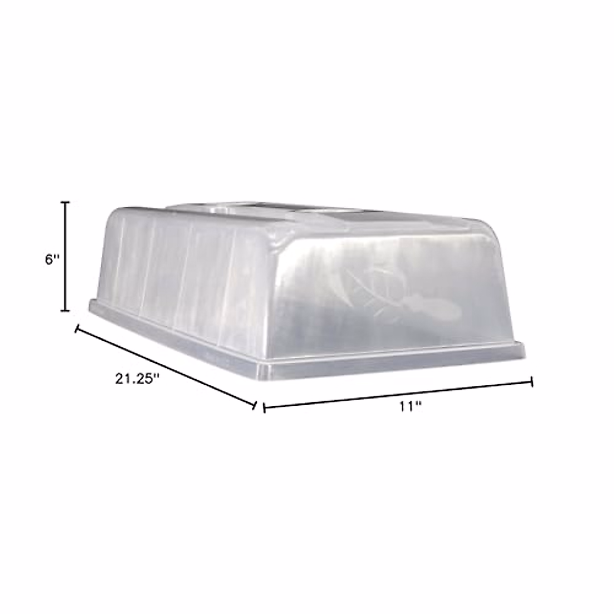Bootstrap Farmer Humidity Dome 5" Tall Extra Strength, 2 Pack, Propagation Seed Cloning Lid Vented for 1020 Tray Seed Starting Germination