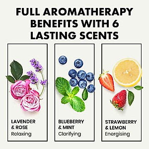 Bath Bombs - Bath Bomb for Men and Women - Relaxing Bath Salts - All Natural Bath Bombs with Essential Oils - Bath Bombs Gift Set - Bubble Bath Bombs for Teens - Paraben and Sulfate-Free - (6 Packs)