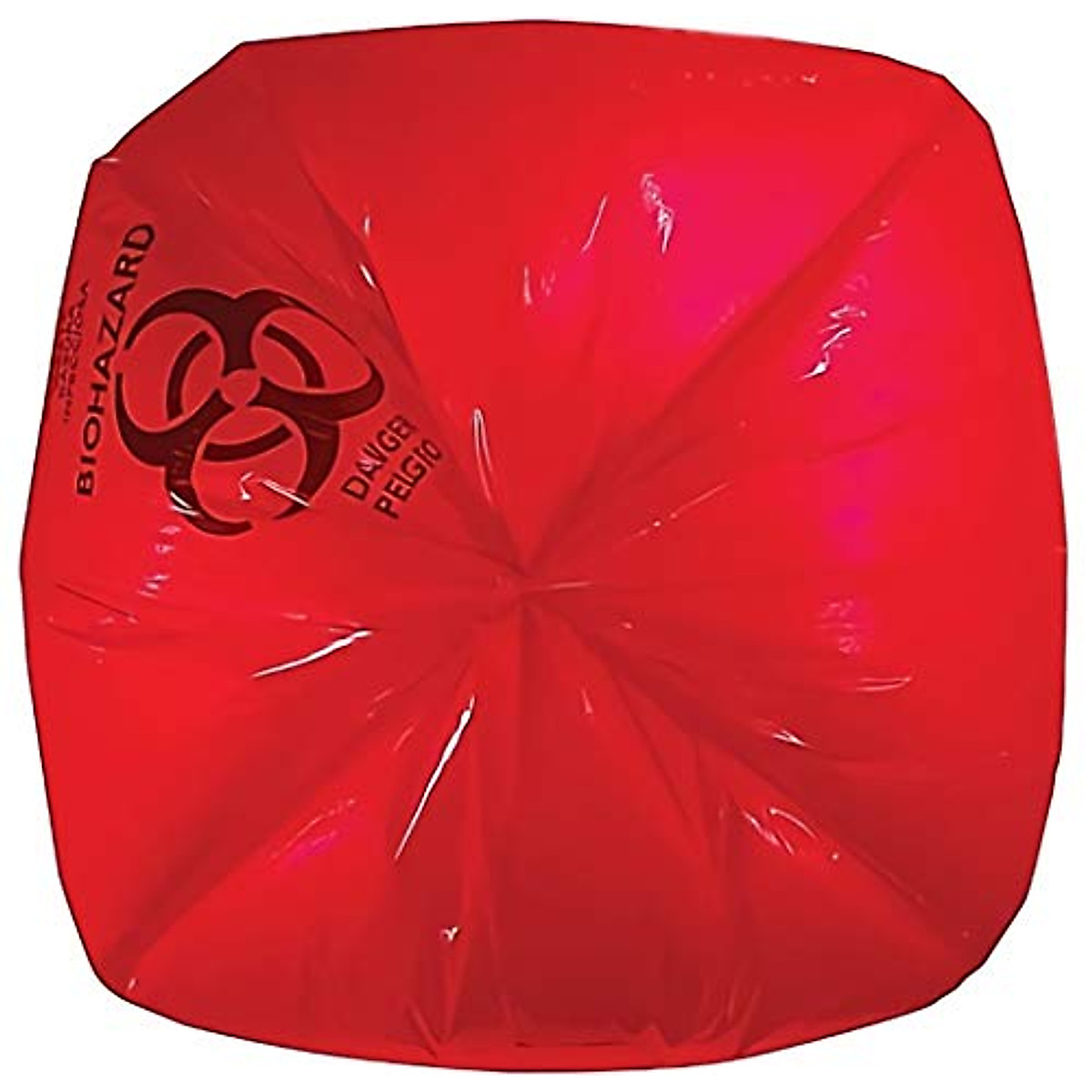 Healthcare Liners by Heritage Bag, when Safety and Perfomance matter. 30"x43", Red, 1.3Mil, 200, Healthcare Printed