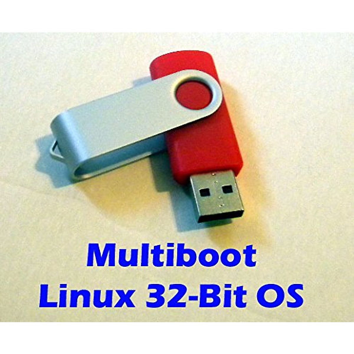 Linux Live Multiboot 8GB USB Thumb Drive - 5 x 32-Bit OS, Hirens, Parted Magic