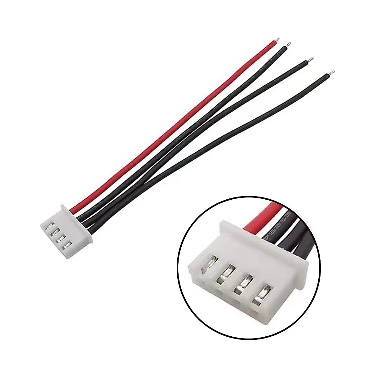 FLY RC 10pcs JST-XH 3S LiPo Balance Plug Extension Cable Battery Charger Connector 22AWG for RC Drone Rechargeable Lipo