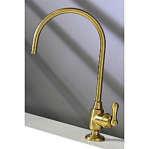Kingston Brass KS5197AL Royale Single-Handle Water Filtration Faucet, Brushed Brass
