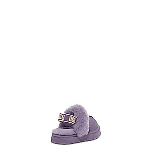 UGG Unisex-Child Funkette Slipper, Lilac Mauve, 4 Big Kid