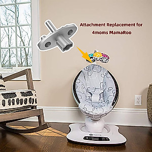 ARSUNOVO Mobile Connector Replacement, Toy Pole Conversion Attachment for 4moms Mamaroo's Model 1037 Toy Stand,Aluminum Alloy