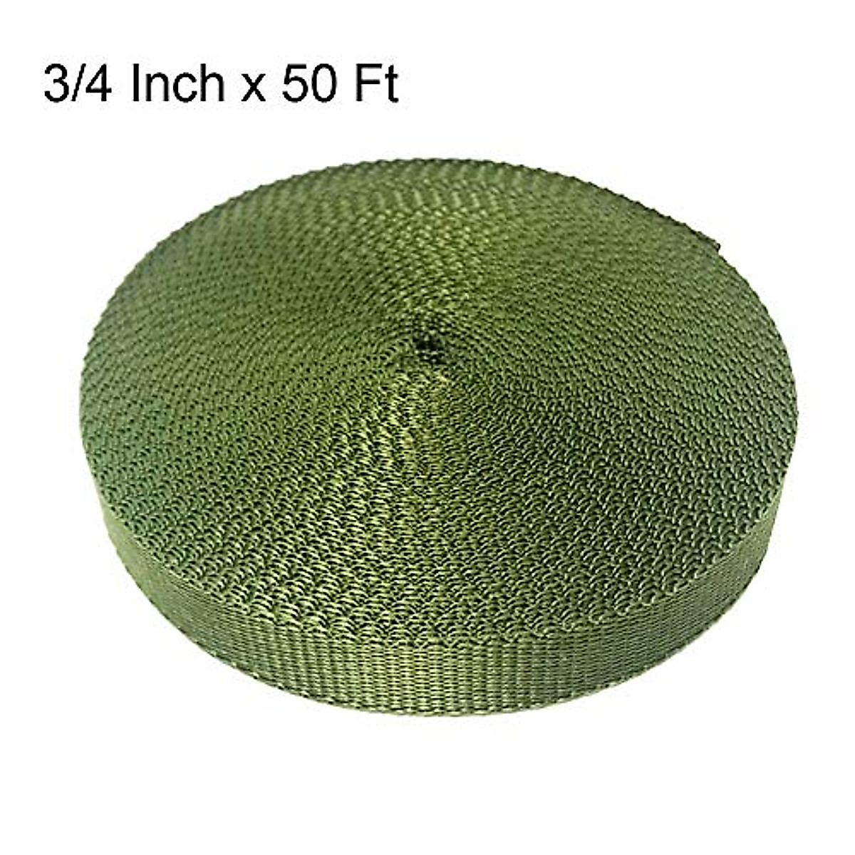 Alshurlife Green Tree Tie Strap 3/4'' x 50' Garden Tie for Outdoor Use Plant Supports Tree Tie for Staking and Guying, 1,500 Lbs Strength