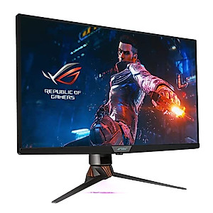 ASUS ROG Swift 32” 4K HDR Gaming Monitor - 144Hz DSC, UHD (3840 x 2160) PC Monitor, Mini-LED IPS with G-SYNC Ultimate, Local Dimming, Ideal for Desktop and Computer Monitor Black - - PG32UQX