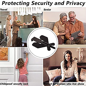 AceMining Portable Door Lock Home Security Door Locker Travel Lockdown Locks for Additional Safety and Privacy Perfect for Traveling Hotel Home Apartment College