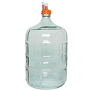 Brewcraft Orange Carboy Cap, Plastic, 2 Spouts