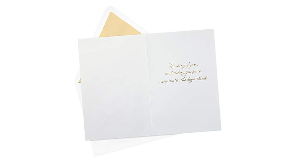 Hallmark Signature Sympathy Card | Elegant Butterfly Design