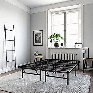 Classic Brands Hercules Heavy-Duty 14-Inch Platform Metal Bed Frame | Mattress Foundation, California King