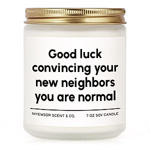 Funny House Warming Gifts, Housewarming Candle 2024, House Warming Gifts New House Home, New Apartment Gifts, Moving Away Gifts for Friends, New Homeowner Gifts, 7oz