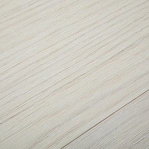 Plank+Beam 72 Inch Farmhouse Dining Table, Large Wooden Rectangular Dinner Table for Dining Room, Home Office, Living Room Furniture, Easy Assembly, White Sand Wirebrush