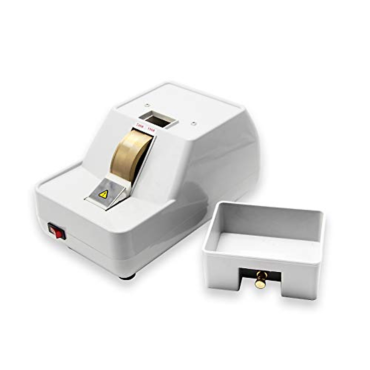 Huanyu Manual Optical Lens Edger Hand Mill Edging Machine Processing Grinder Grinding Machine Milling Machine, Rough & Fine & V Shape Groove (110V)