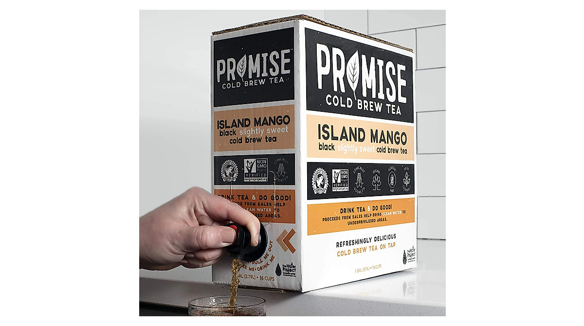 Promise Cold Brew Island Mango Tea - Refreshing & Sweet