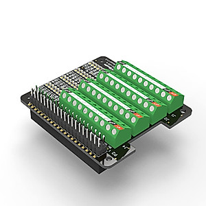 REXQualis RPi GPIO Status LED & Terminal Block Breakout Board HAT for Raspberry Pi A+ 3A+ B+ 2B 3B 3B+ 4B