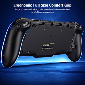 Spican Switch Controllers for Nintendo Switch/Switch OLED Controller, Switch Wireless Pro Controller One-Piece Joypad, Full-Size Ergonomic Handheld Mode Controller Gamepads Standard Controllers