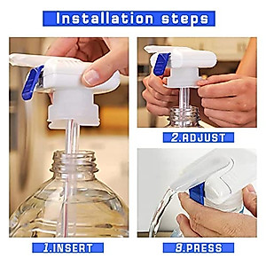 Milk Drink Dispenser, 2 PCS Automatic Electric Tap Juice Beer Beverage Dispenser fit Outdoor and Wedding Party, Prevent Overflowing,No handheld required