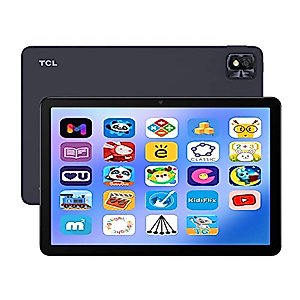 TCL Android Tablet with Keyboard, TAB 10s 10.1 Inch FHD Tablet, 8000mAh Larger Battery, 32GB (up to 256GB) Storage, 3GB RAM, WiFi Android Tab, Eye Protection, Matte Gray