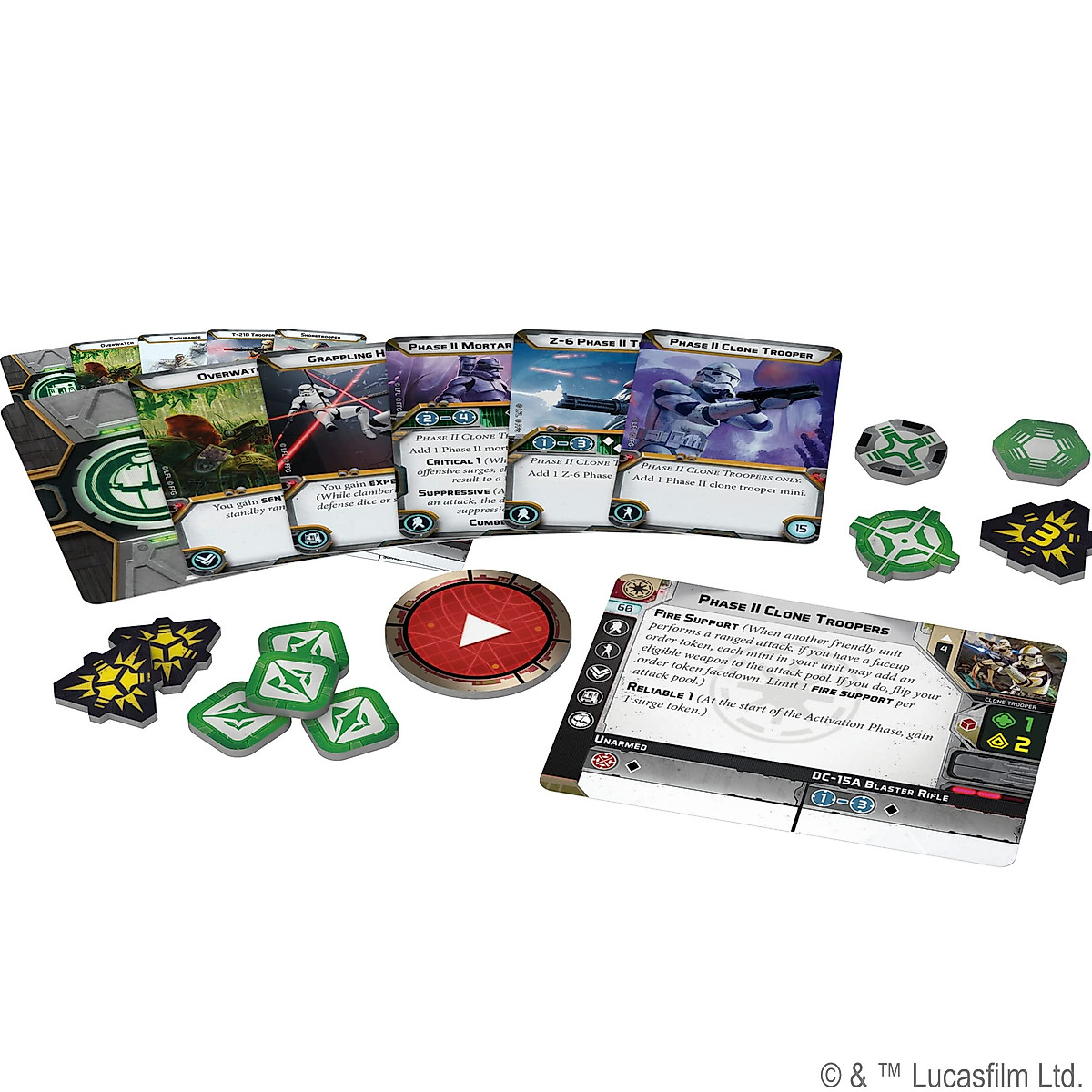 Star Wars: Legion Phase II Clone Troopers Unit Expansion - Unleash Elite Corps! Tabletop Miniatures Strategy Game for Kids and Adults, Ages 14+, 2 Players, 3 Hour Playtime, Made by Atomic Mass Games